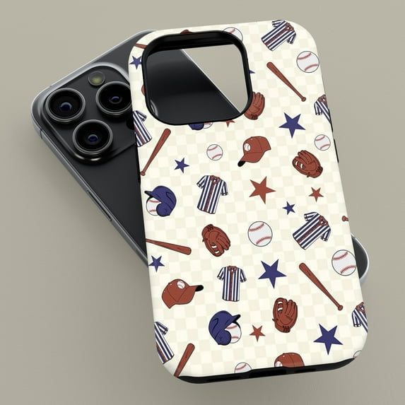 Baseball Sport Pattern Case for iPhone Samsung Ball Game Fan Gift ...