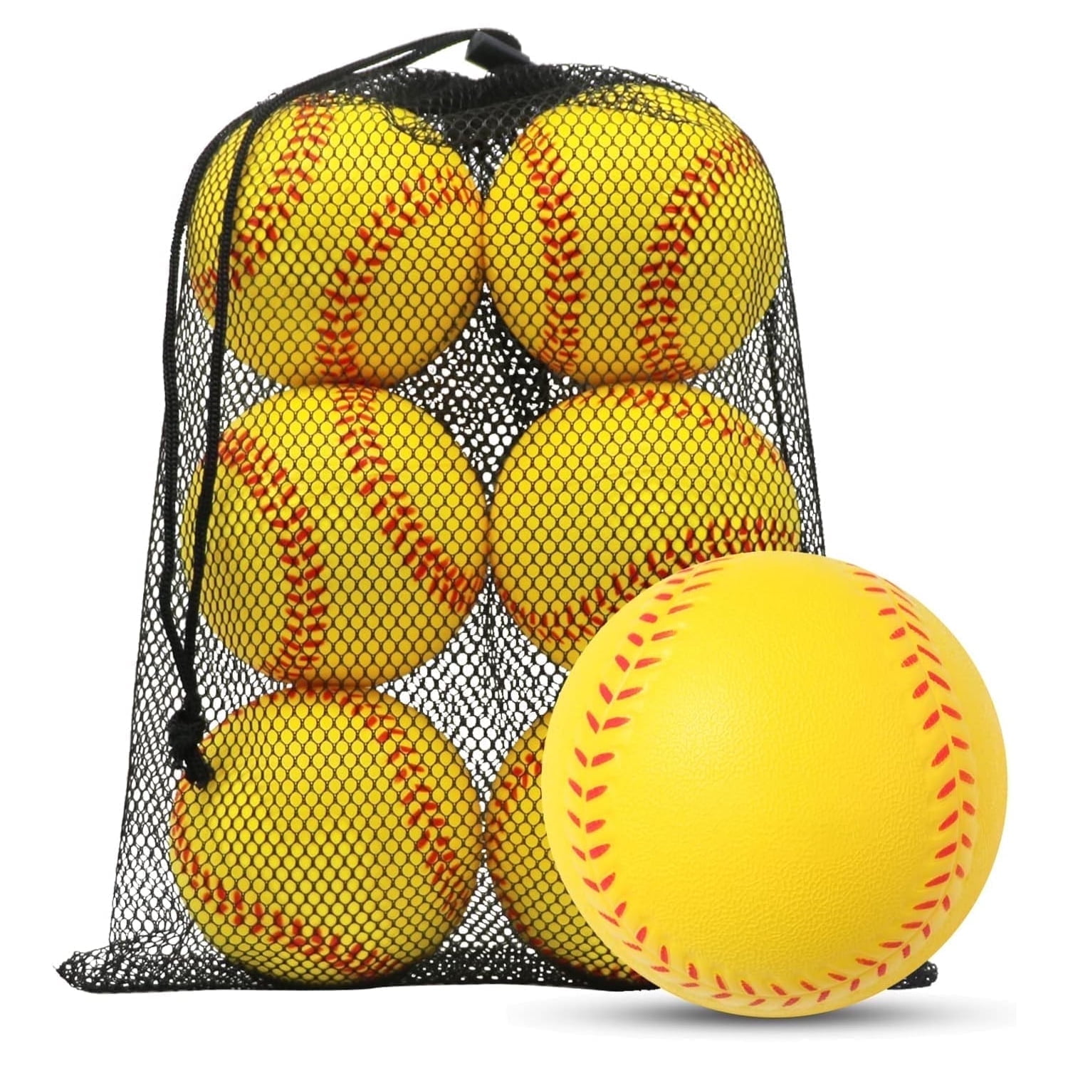 Xueyu Foam Training Baseballs 12 Pack, Soft PU Baseballs for Kids, Safe ...