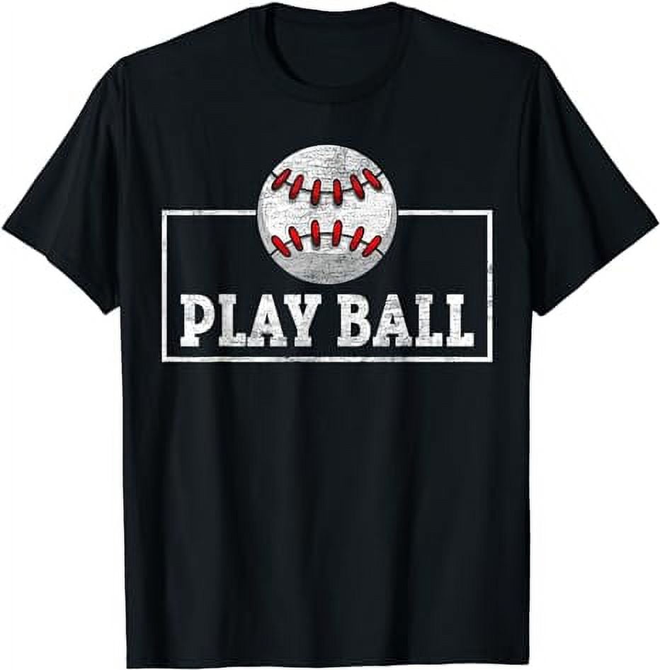 Baseball Sports Play Ball Softball Baseball T-Shirt - Walmart.com