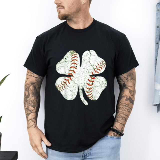 Baseball St. Patrick's Day Shirt/Sweatshirt/Hoodie – Shamrock Green Tee for Boys, Girls, Men ...