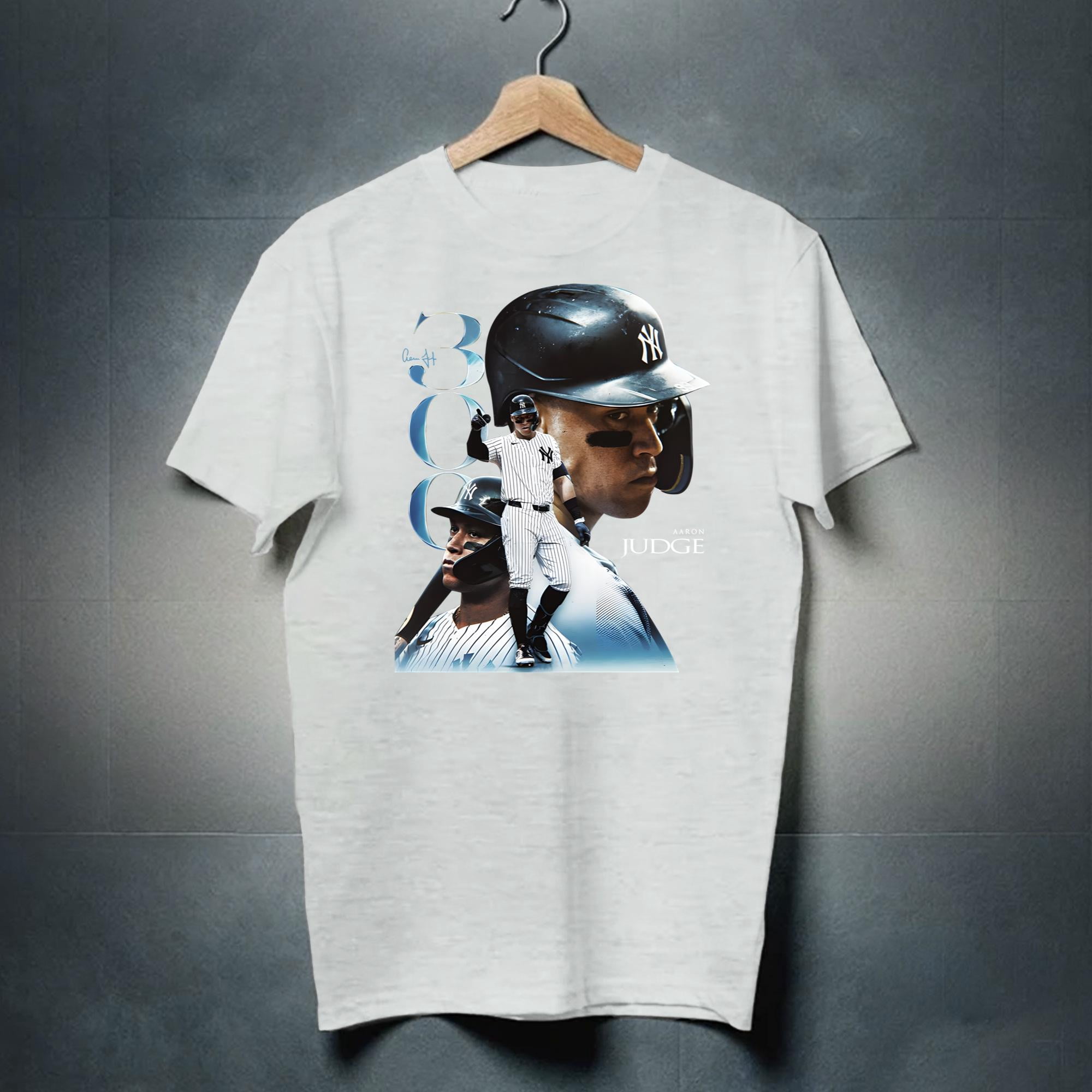 Baseball Star Graphic T-shirt, 300 Home Runs Edition - Walmart.com