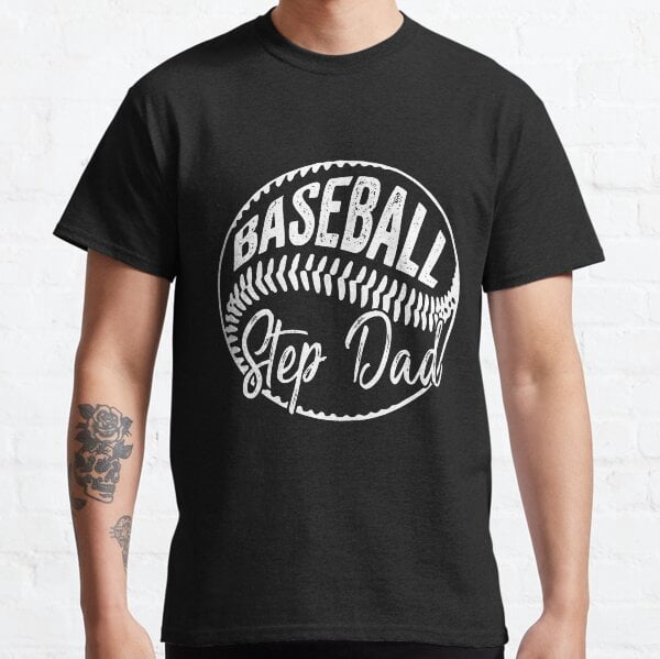 Baseball Step Dad Father'S Day Baseball Dad Classic T-shirt - Walmart.com