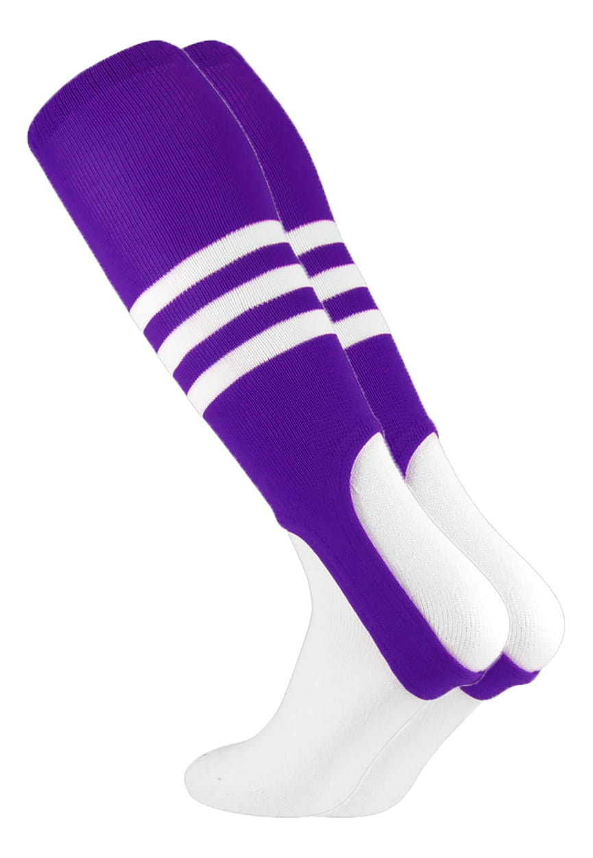 Baseball Stirrups Pattern B (Purple/White, Large) - Walmart.com