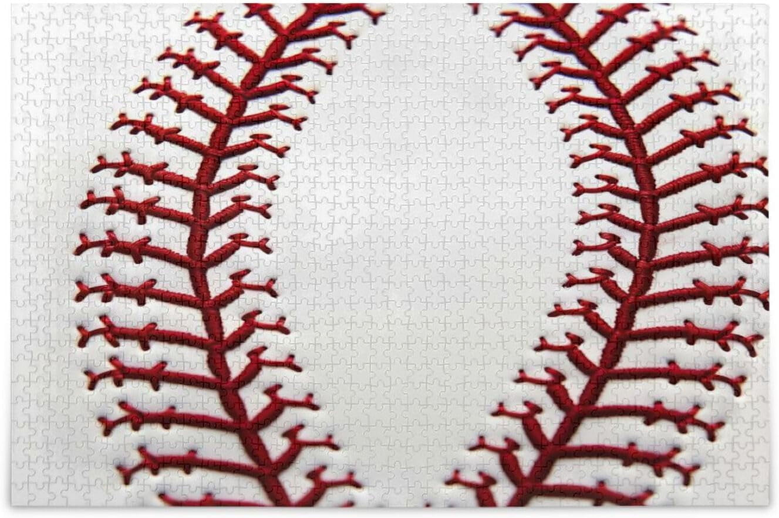 Baseball Stripes 1000 Piece Puzzle for Adults,Children Learning ...