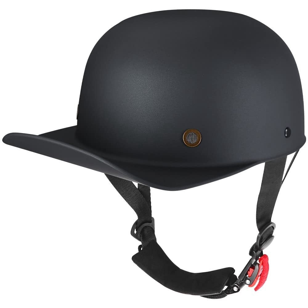 Baseball Style Cap Retro Motorcycle Helmet Unisex-Adult - DOT Approved ...