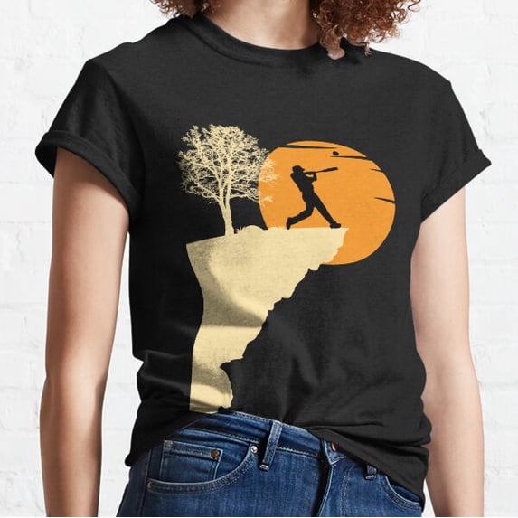 Baseball Sunset Art Cute Baseball Player Idea With Baseball Softball ...