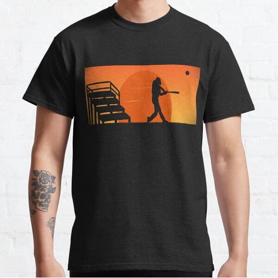 Baseball Sunset Design Cute Baseball Lover Idea For Baseball Players ...