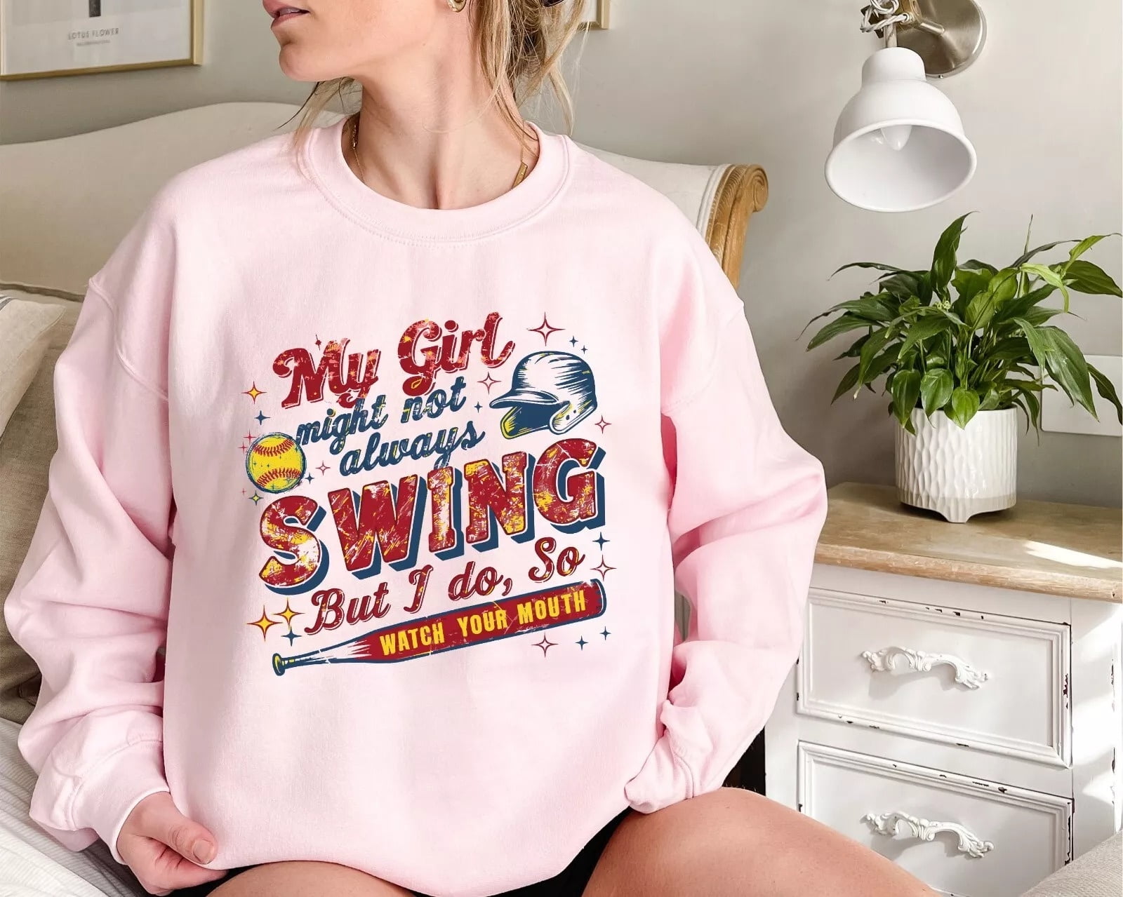 Baseball Sweatshirt, Game Day Sweatshirt, Retro Softball, Cheerleader ...