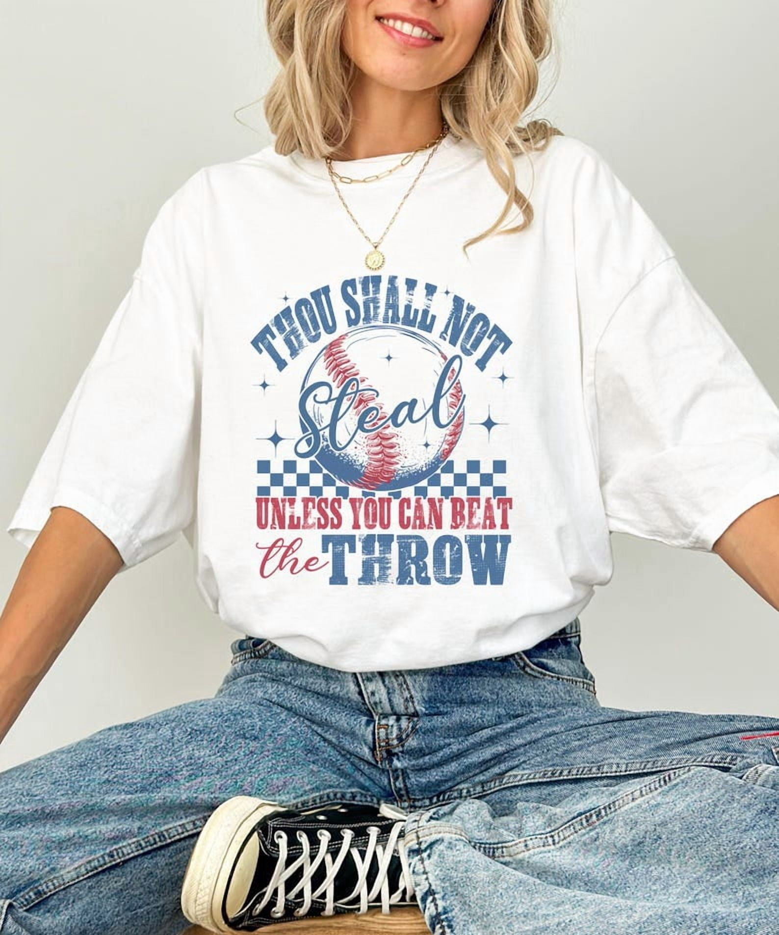Baseball T Shirt 'Thou Shall Not Steal' Tee Tshirt All Size S-5Xl ...