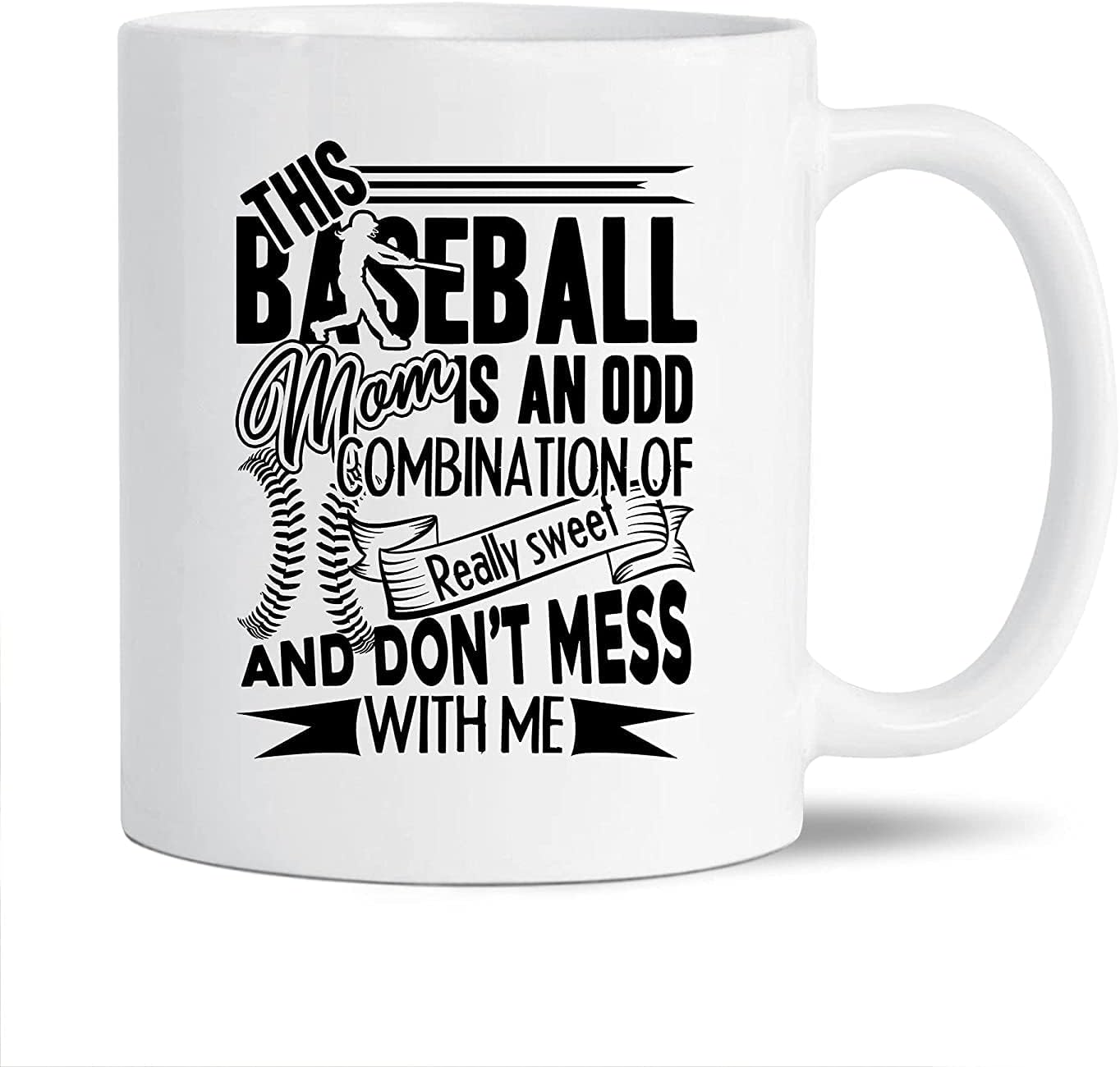 Baseball Tea Cup Gifts For Family/Friends, This Baseball Mom Is An Odd ...