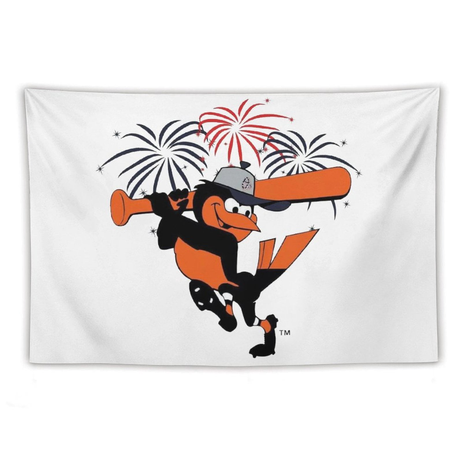 Baseball Team Balti-more Orioles Balti-more Maryland Fashion Tapestries ...
