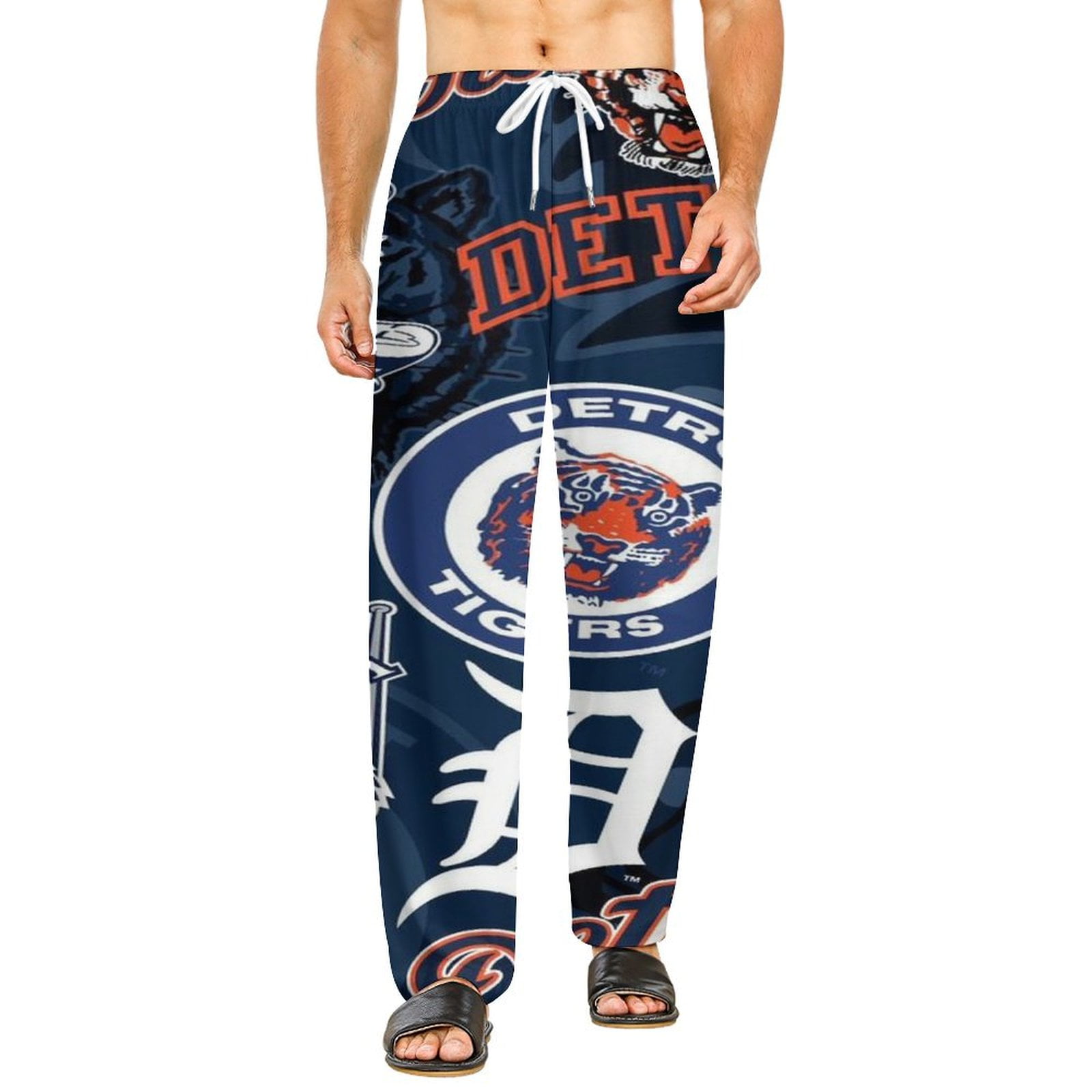 Baseball Team De-troit Tigers Detroit Michigan Home Pajamas Unisex Soft ...