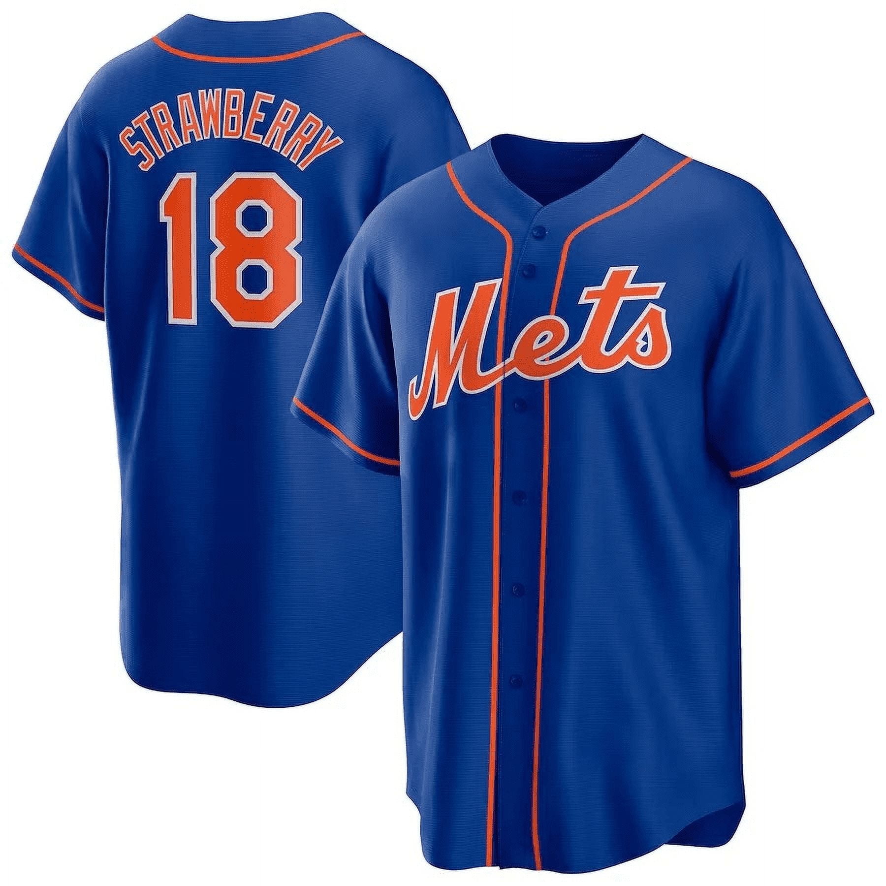 Baseball Team Men's Darryl Strawberry#18 Jersey Classic Season Team ...