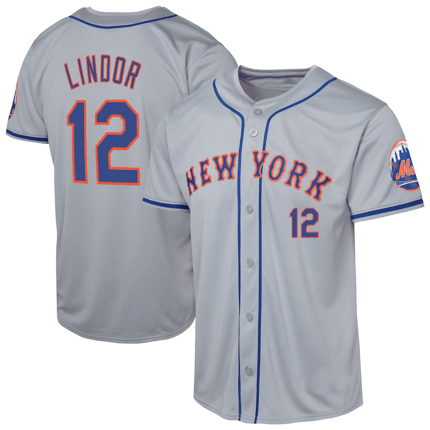 Baseball Team Men's Mets Fr_ancisco_Lindor#12 Jersey Classic Season ...
