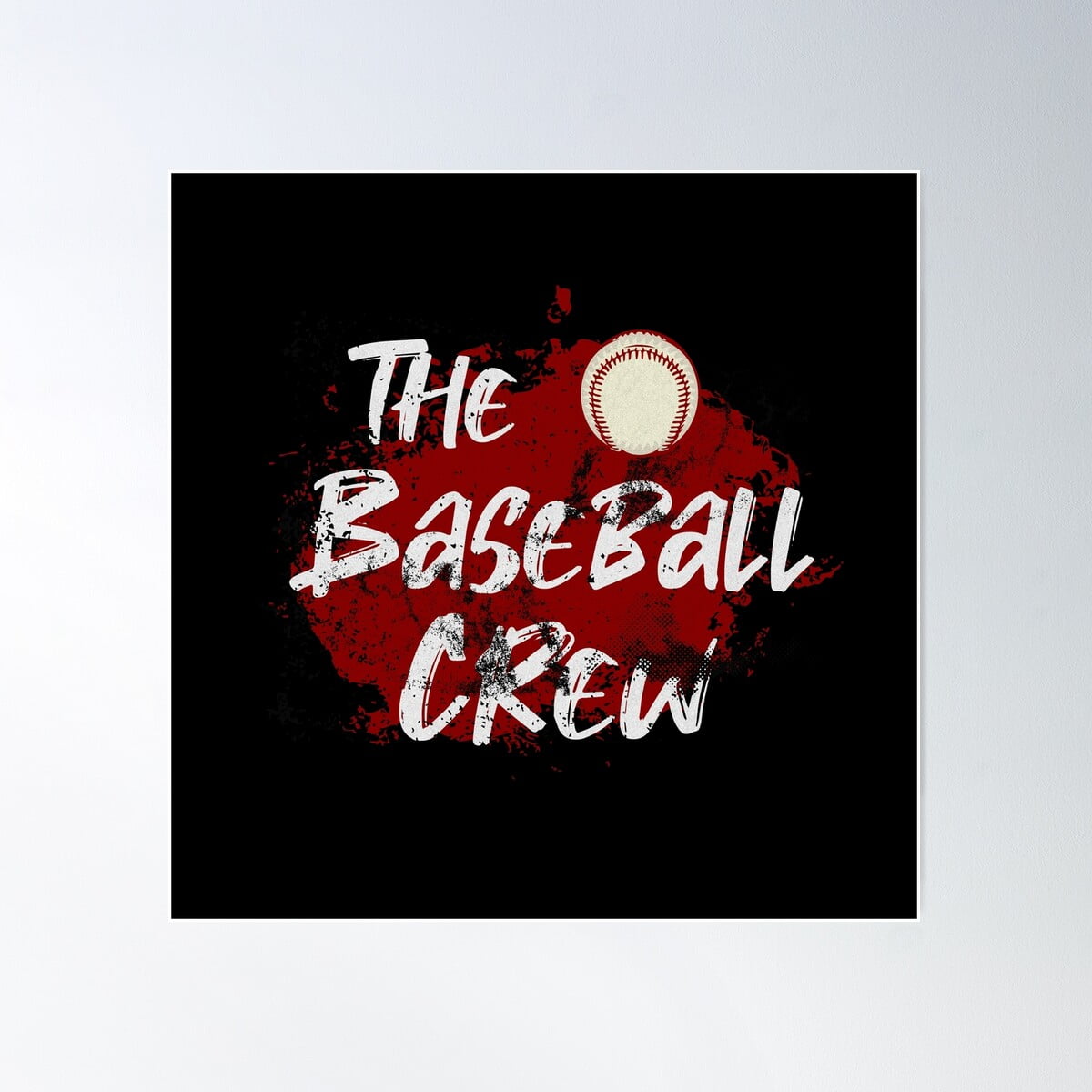 Baseball Team Poster Wall Art, Modern Wall Decor For Living Room ...
