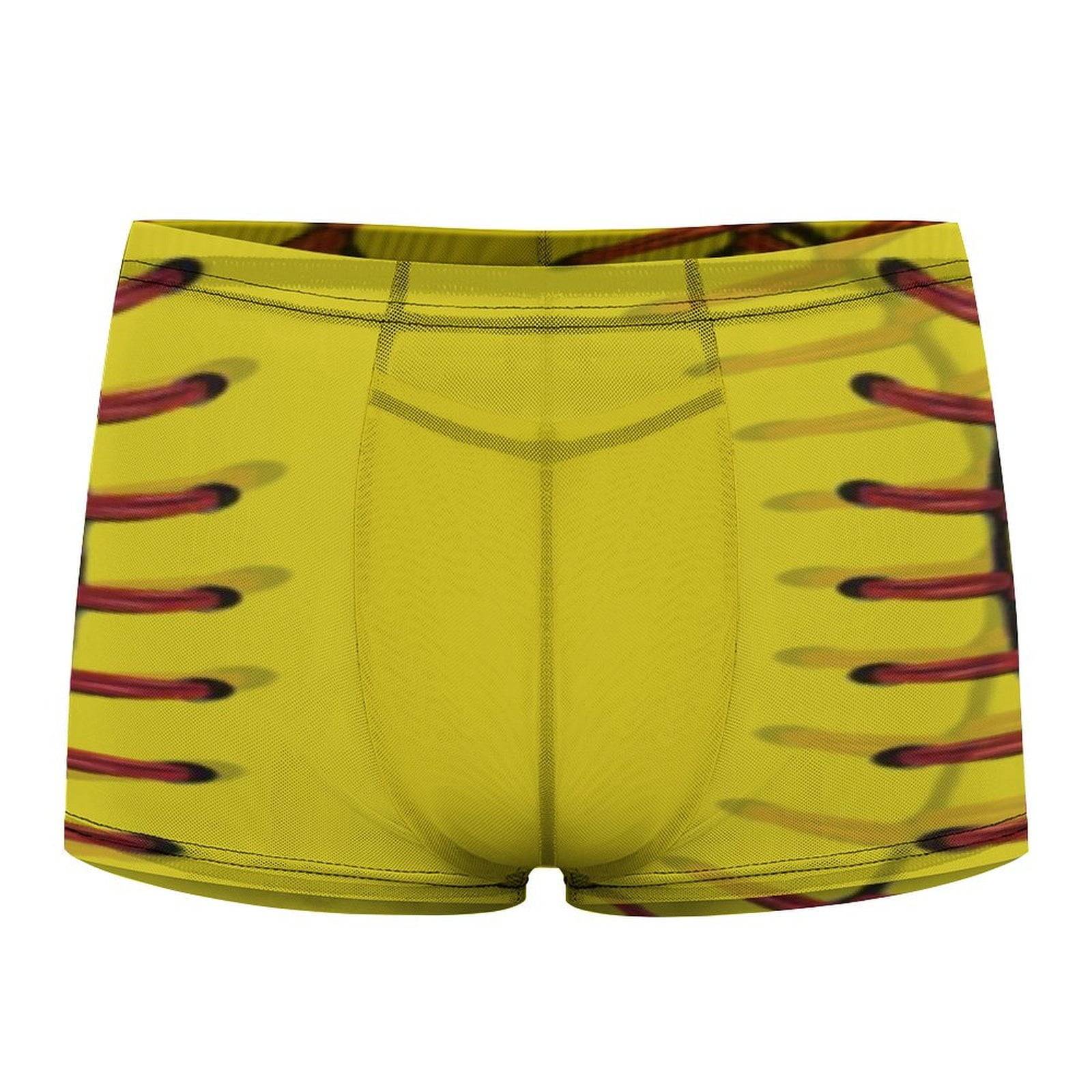 Baseball Texture Men's Mesh Boxer Briefs Cooling Breathable Sports ...