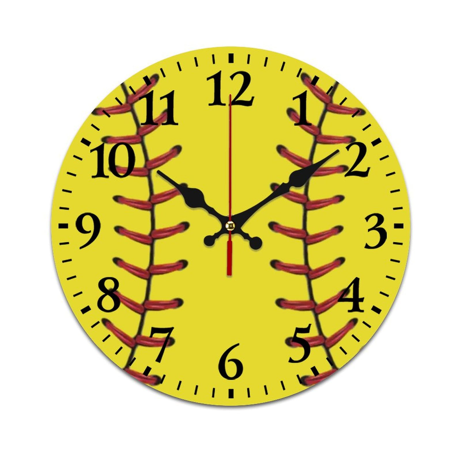 Baseball Texture Wall Clock Modern Design Clocks Wall Hanging Home ...