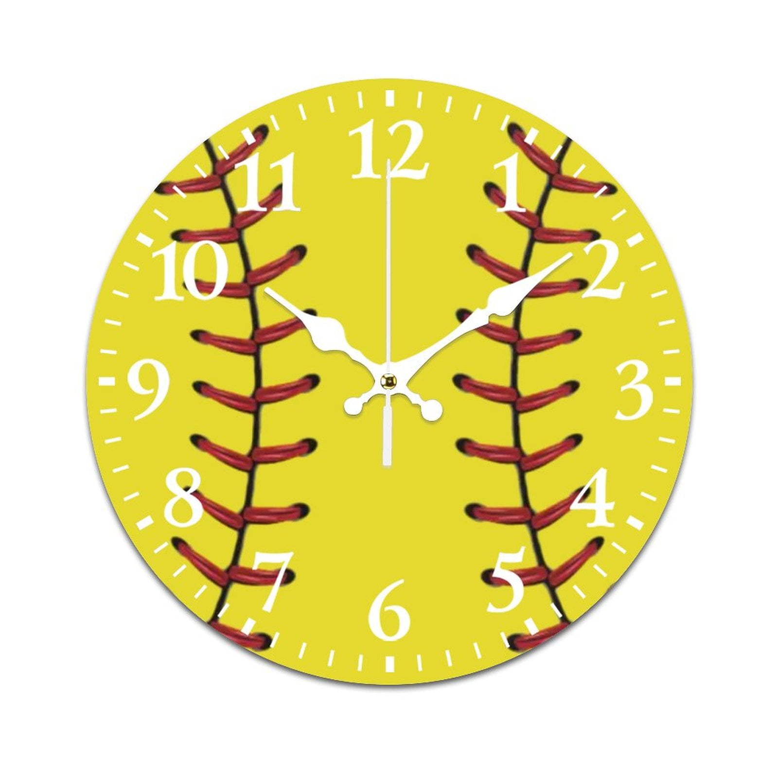 Baseball Texture Wall Clock Modern Design Clocks Wall Hanging Home ...