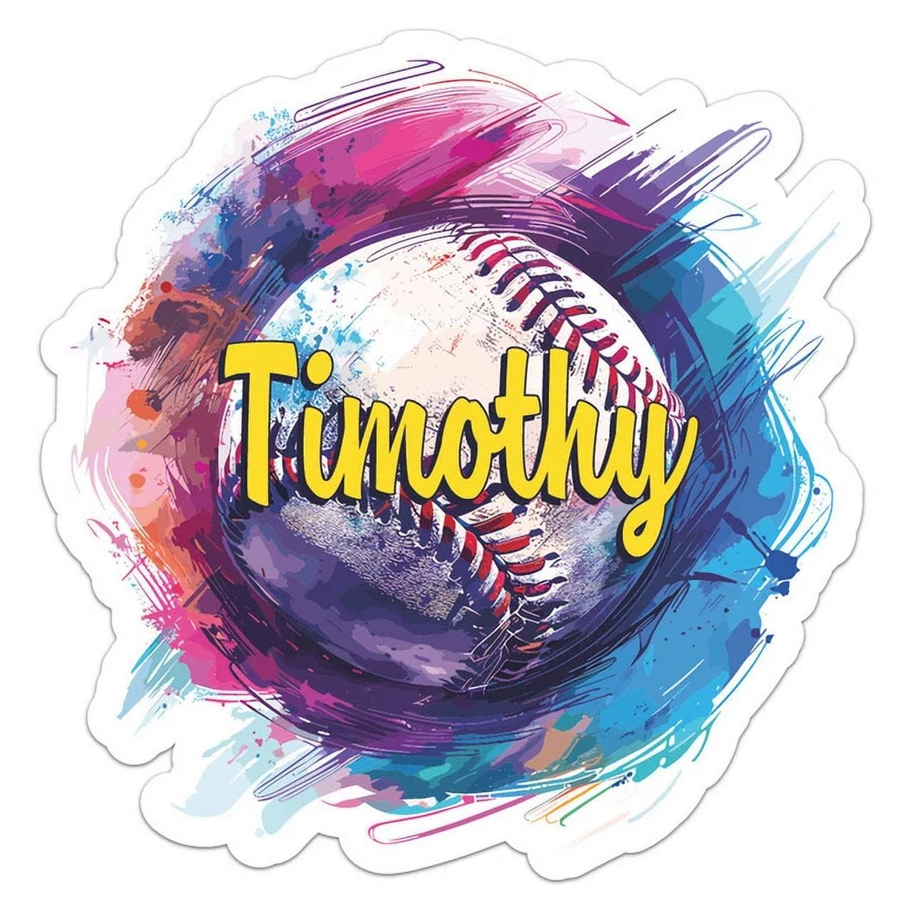 Baseball Timothy Sticker Phone Decal Water Bottle Stickers Car Decals ...