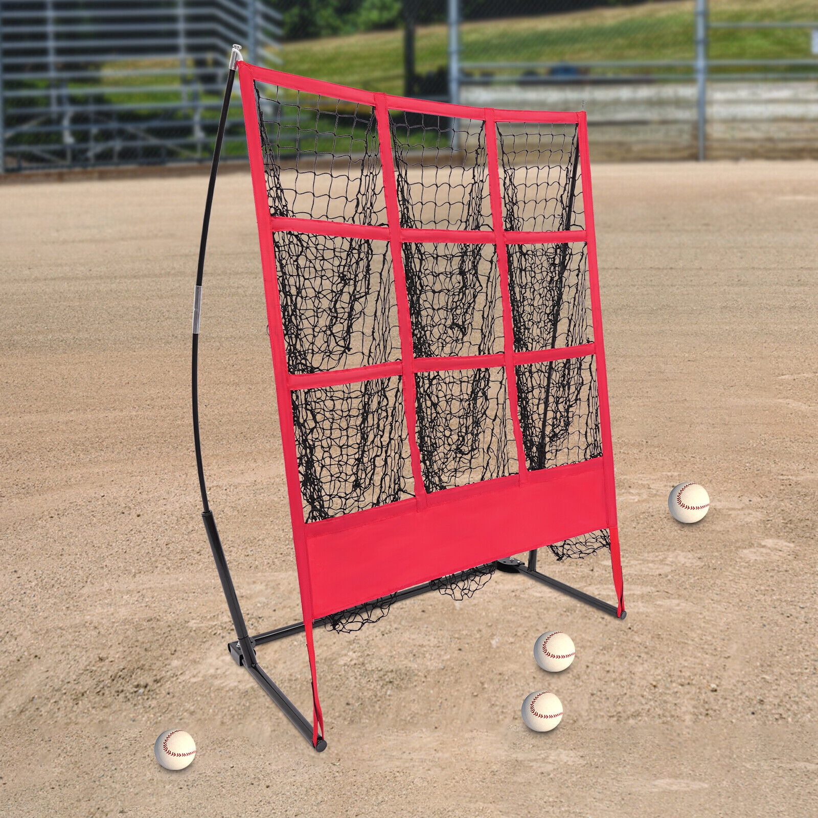 Baseball Training Net, Baseball Throwing Net Placed In The Home ...
