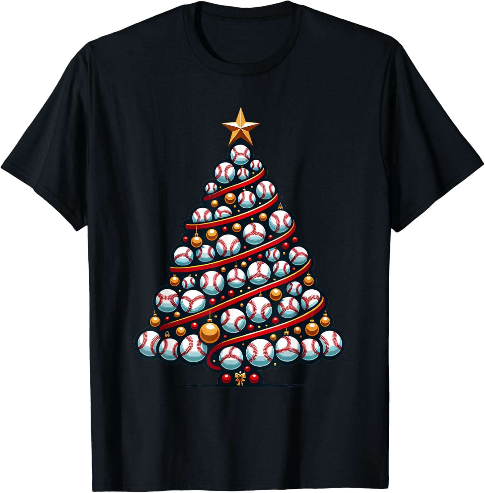 Baseball Tree For Sports Lovers Player T-Shirt All Size S-5Xl - Walmart.com