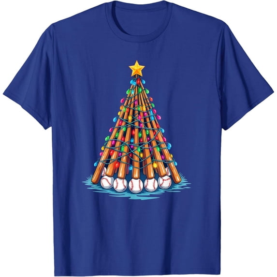 Baseball Tree Light Baseball Player T-Shirt - Walmart.com