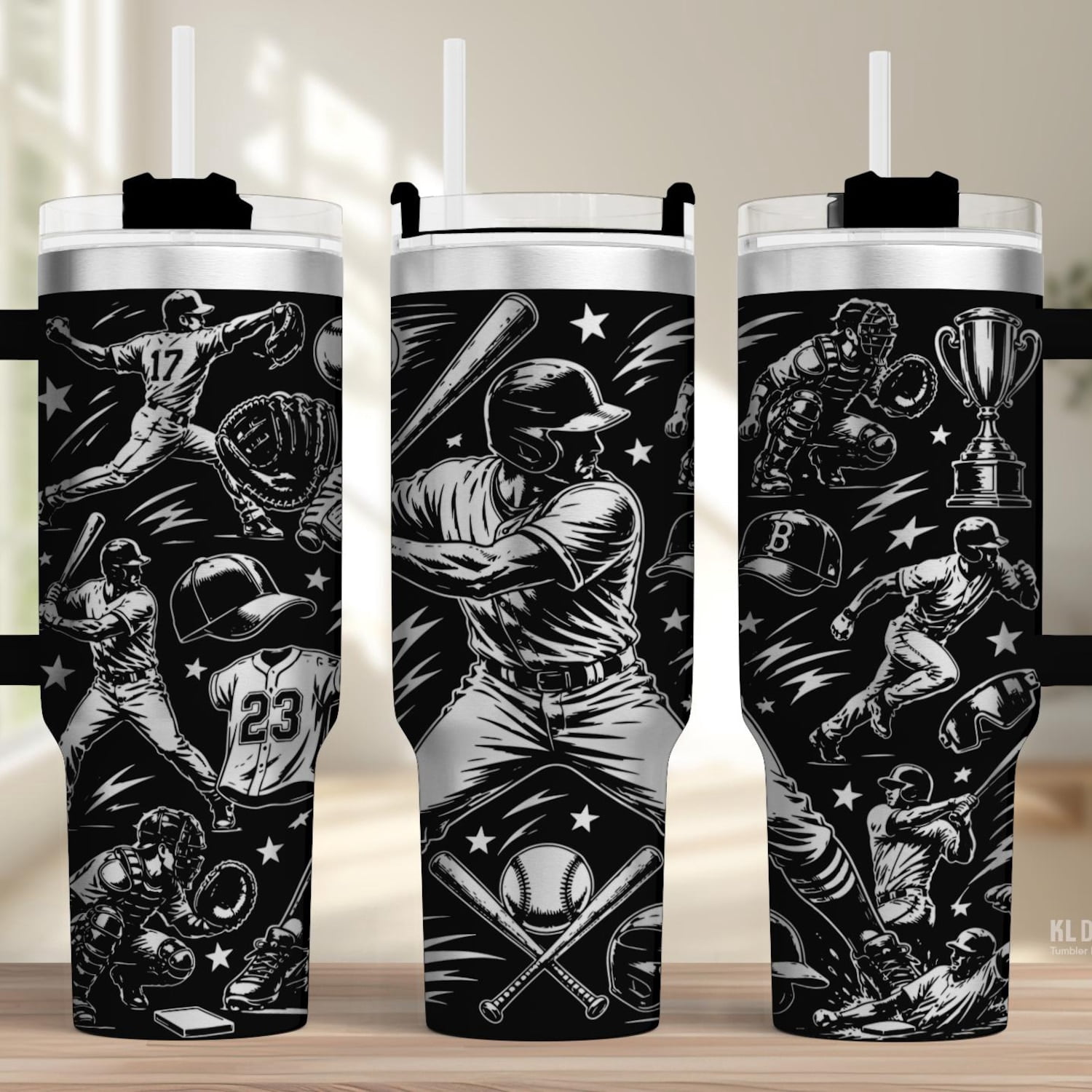 Baseball Tumbler : Laser Engraved 40oz Tumbler - Walmart.com