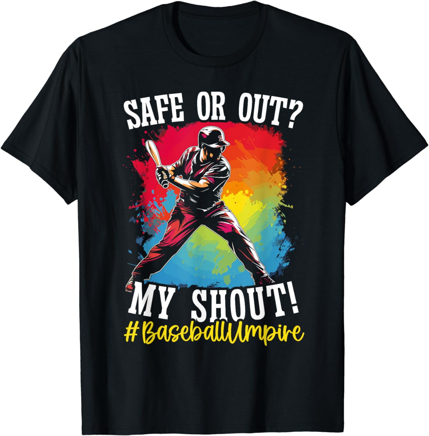 Baseball Umpire Referee Game Official Outfield T-Shirt - Walmart.com