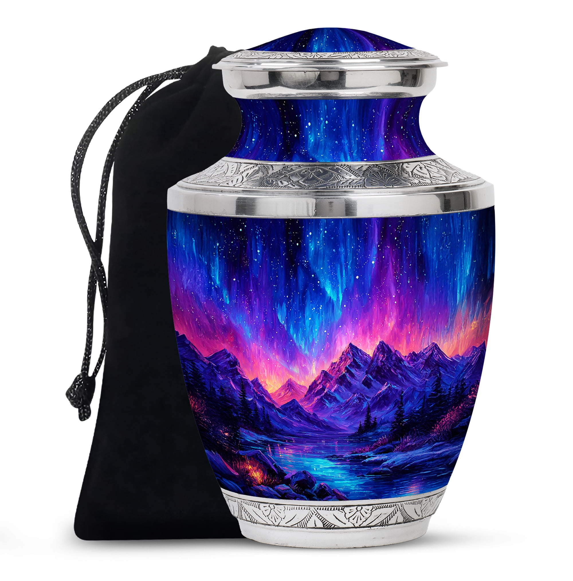 Baseball Urn for Human Ashes Adult Female, Large Decorative Cremation ...