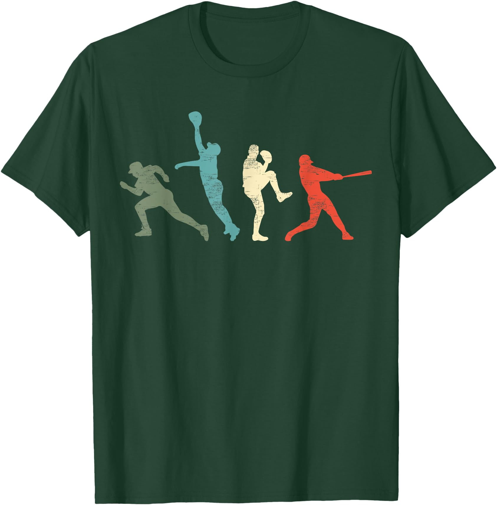 Baseball Vintage Retro Catcher Pitcher Batter Softstyle Unisex T-Shirt ...
