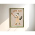 Baseball Wall Art For Room Animal Sports Whimsical Print Unframed Paper ...