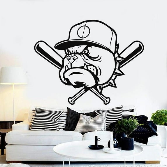 Baseball Wall Decal Vinyl Baseball Wall Stickers Baseball Stickers for ...