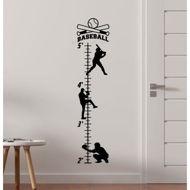 Giant DIY Growth Chart Kit Height Wall Ruler Decal Sticker - Walmart.com