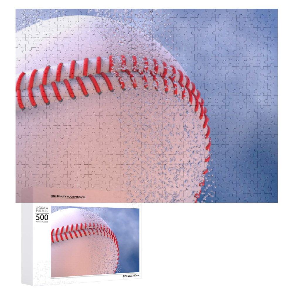 Baseball with Water Splash Jigsaw Puzzles 500 Pieces for Adults, Large ...