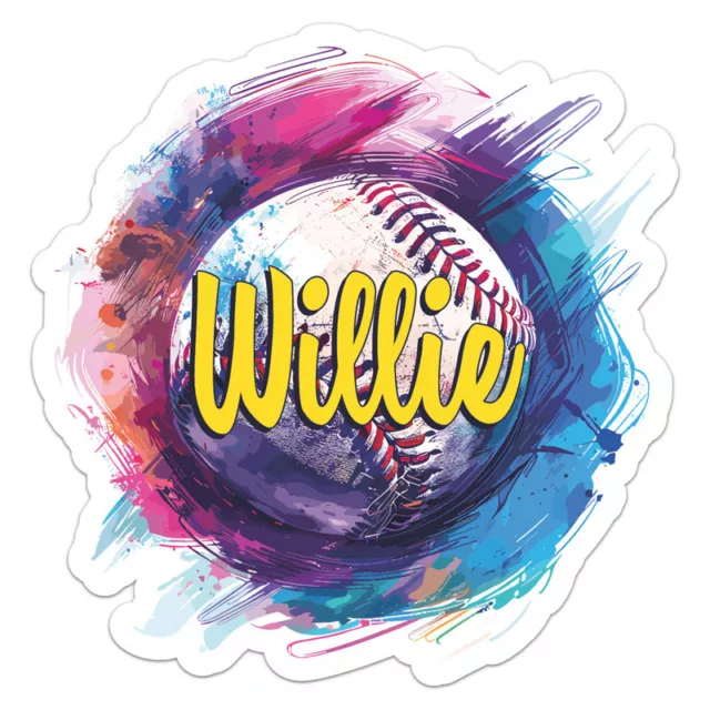 Baseball Willie Sticker Phone Decal Water Bottle Stickers Car Decals ...