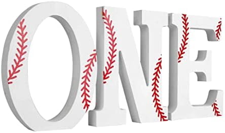 Baseball Wood ONE Sign, Decorative Wooden Block Word Signs ...