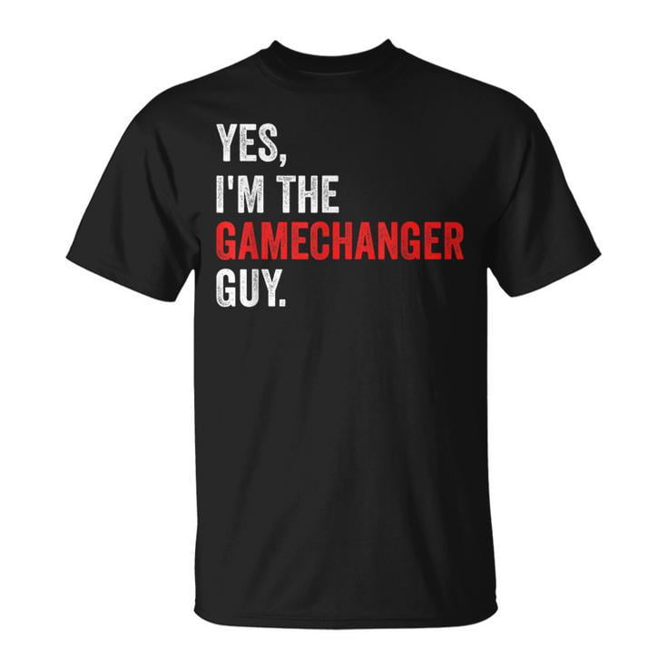 Baseball Yes I'm The Gamechanger Guy T-Shirt, Motivational Sports ...