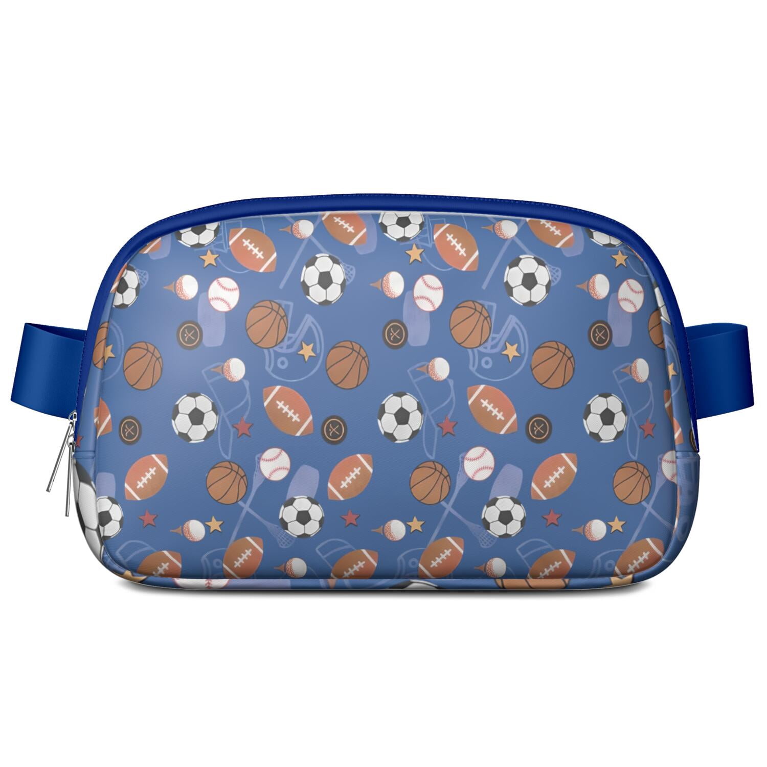 Baseball and Football Fanny Pack – Sports Print Waist Bag – Waterproof ...