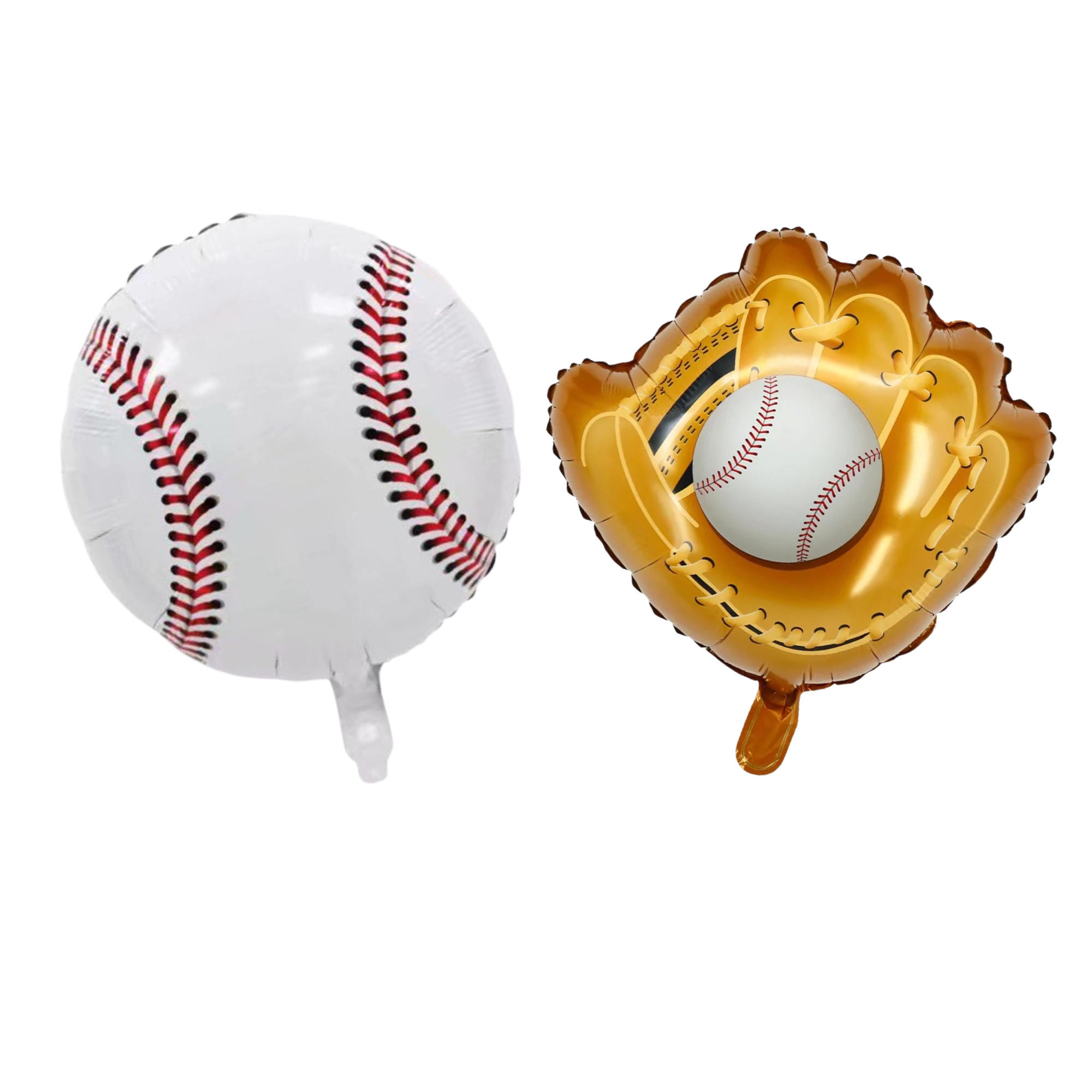 Baseball and Glove Foil Balloon Set for Sports-Themed Birthday Party or ...