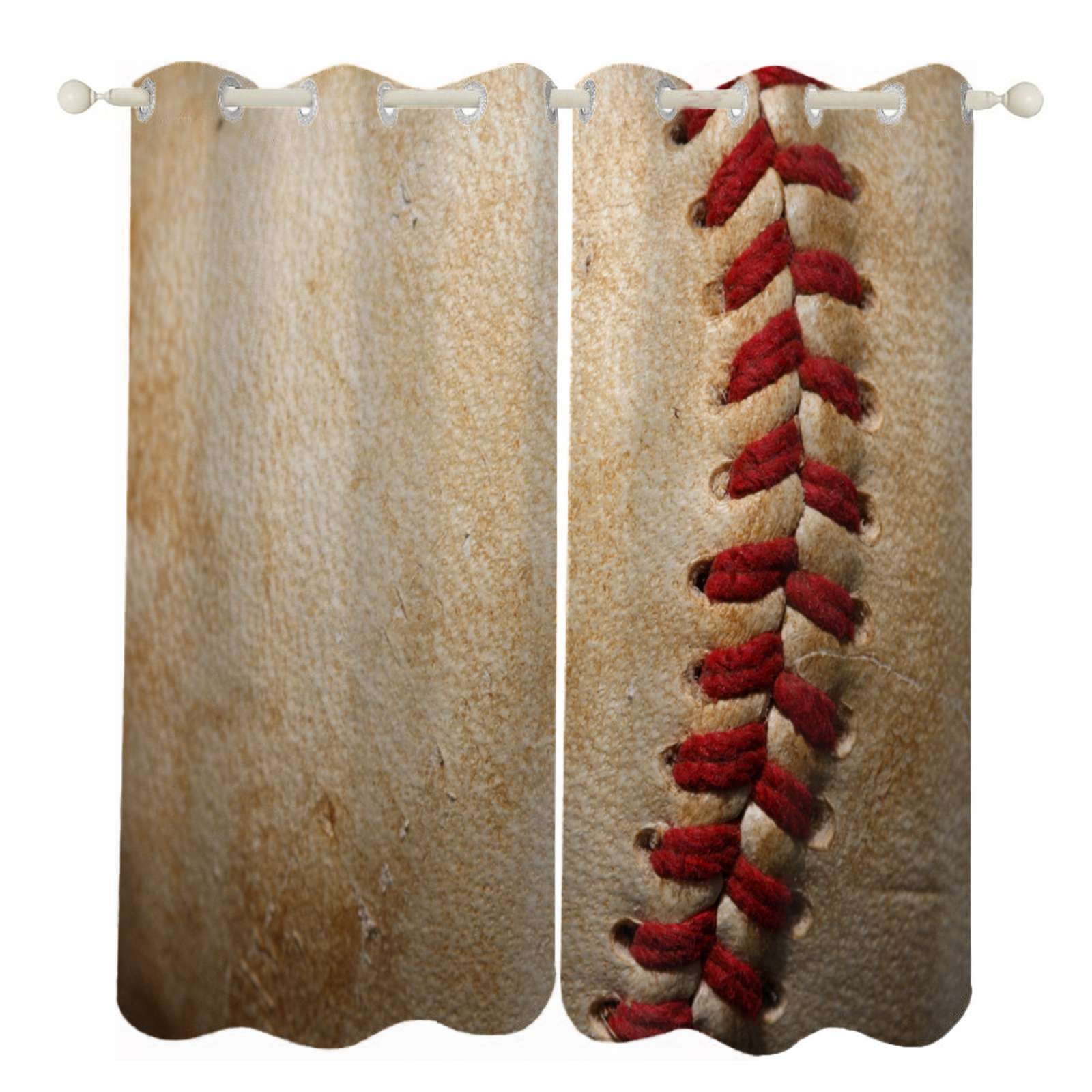 Baseball background Sunshade Curtains Home Bedroom Living Room Dining ...