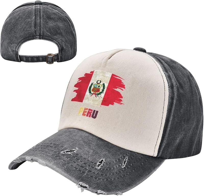 Baseball cap, retro cowboy cap pure cotton for men & women washed denim ...