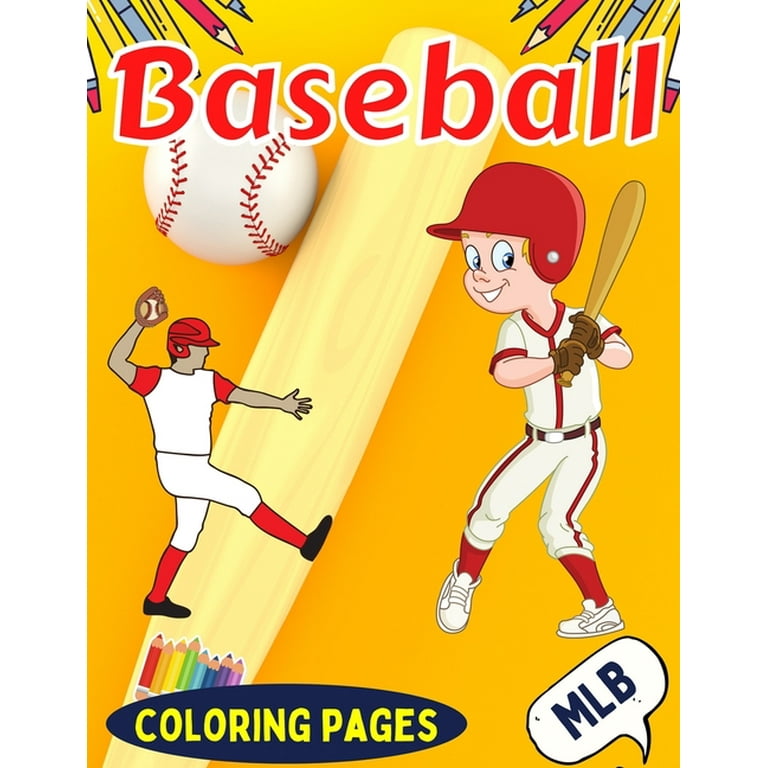 Mlb Coloring Pages Baseball