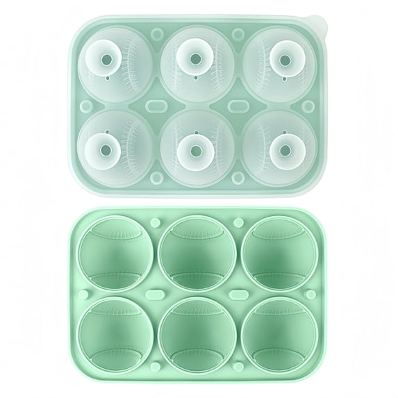 Baseball for Everyday Use Silicone Ice Tray for Easy Demoulding in Home ...