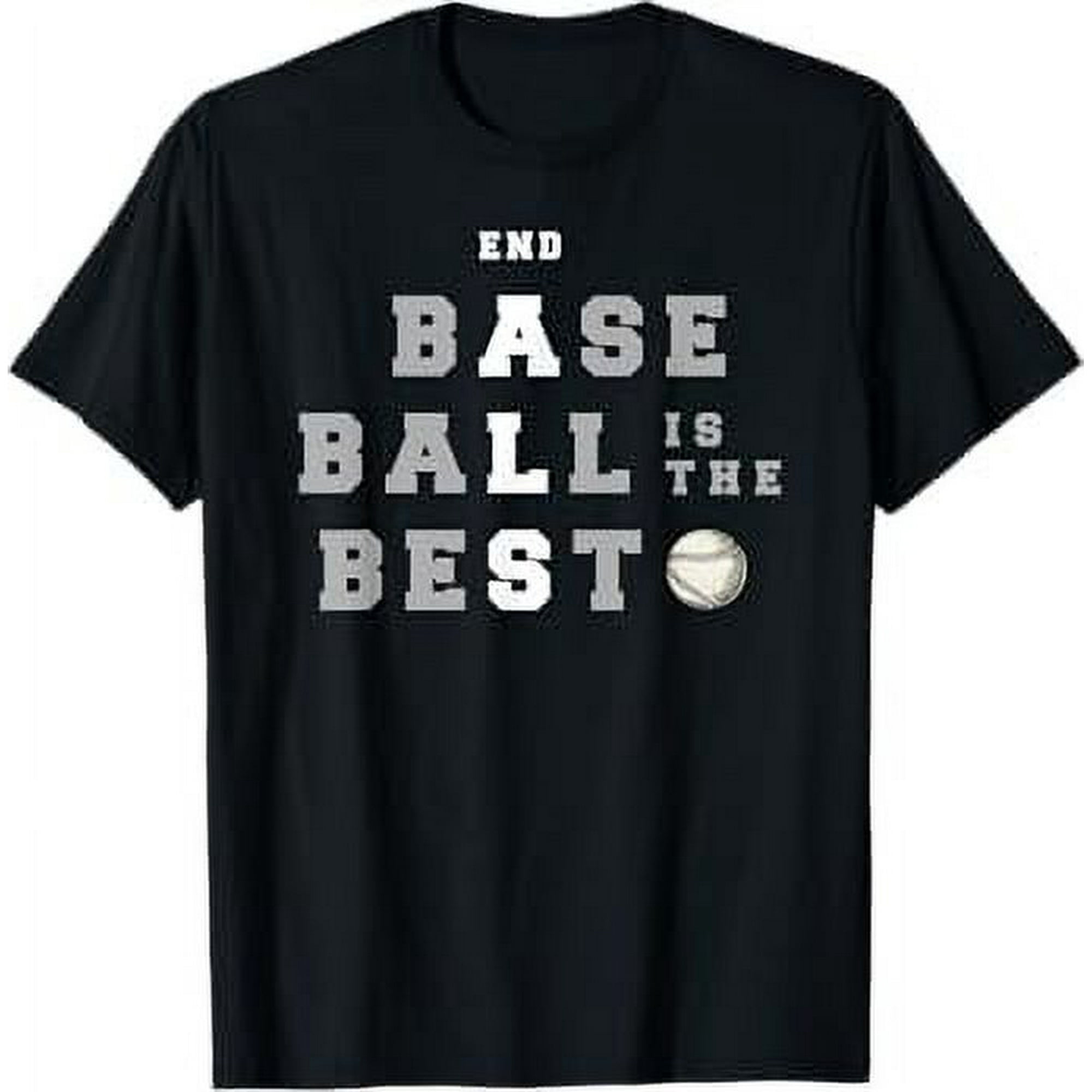 Baseball is the best. End ALS. Find A Cure For ALS. T-Shirt - Walmart.com