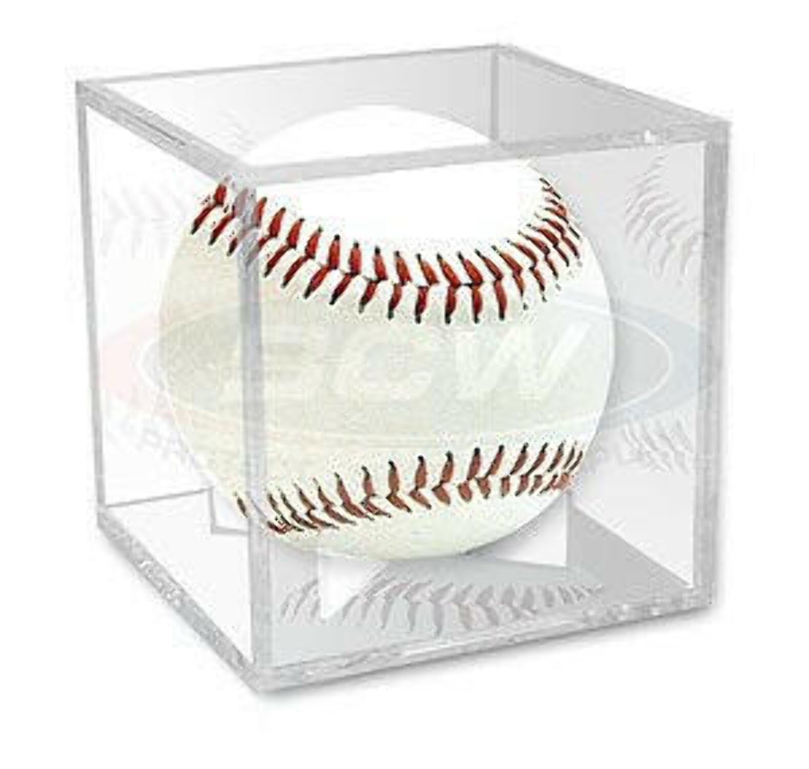 Baseball plastic display case cube holder - Walmart.com