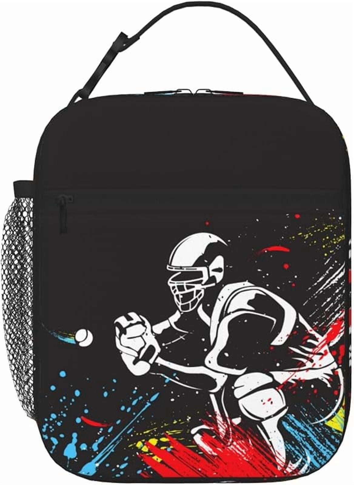 Baseball-themed Lunch Box for Men Sports Insulated Lunch Bag with ...