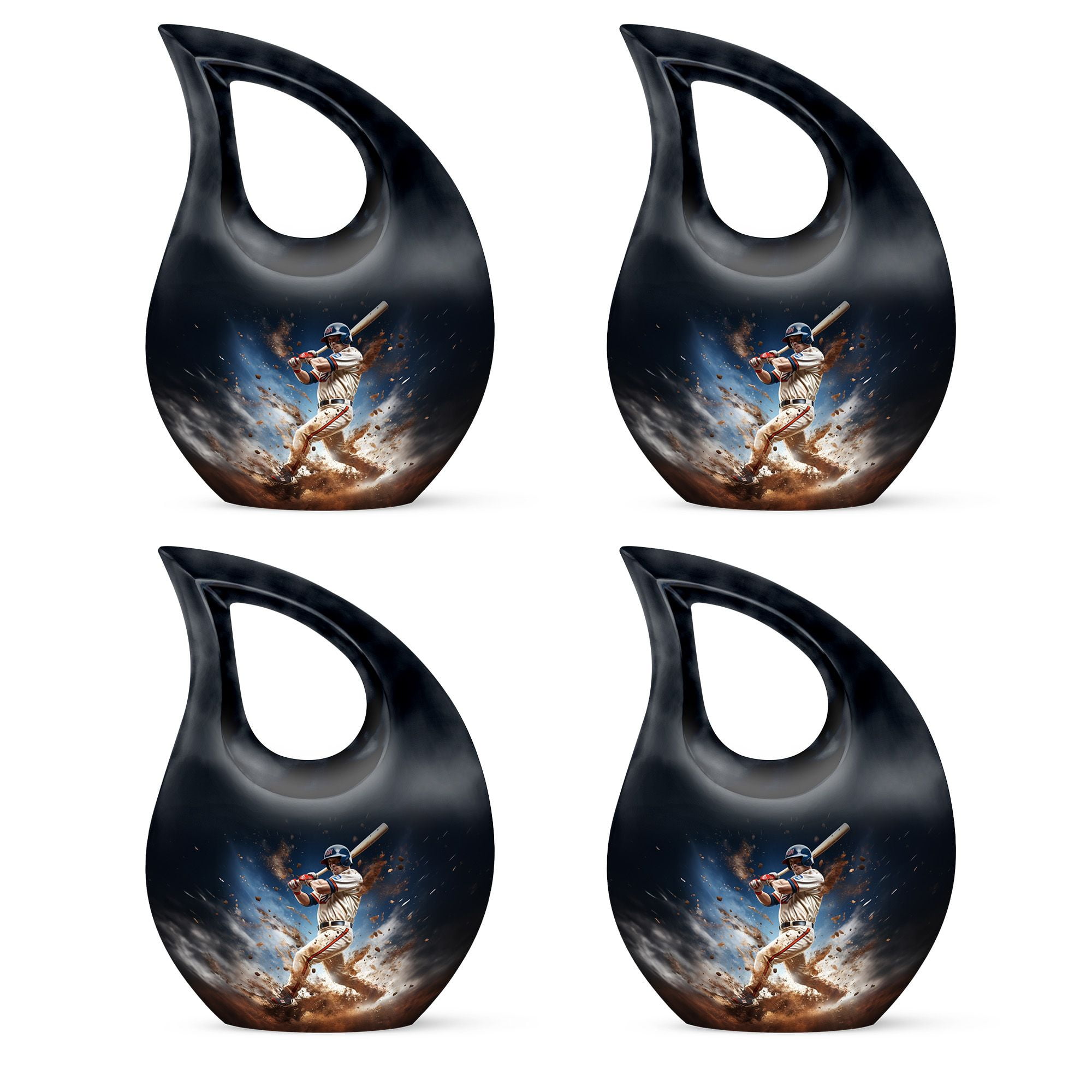 Baseball urn - urn for ashes for women - keepsake for human ashes ...