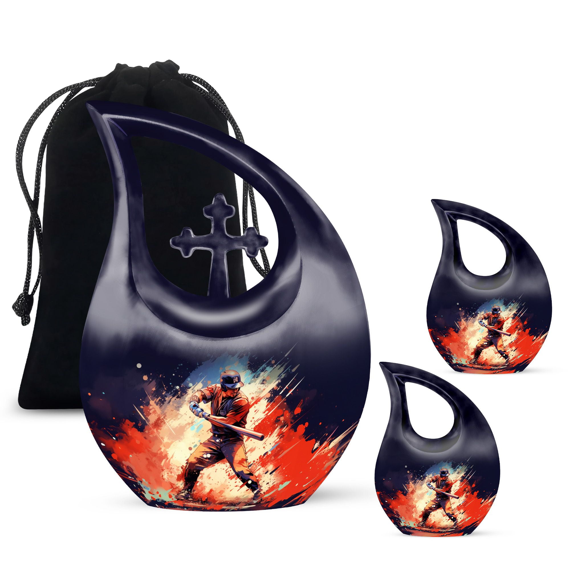 Baseball urn - urn for ashes for women - urns for cremation ashes ...