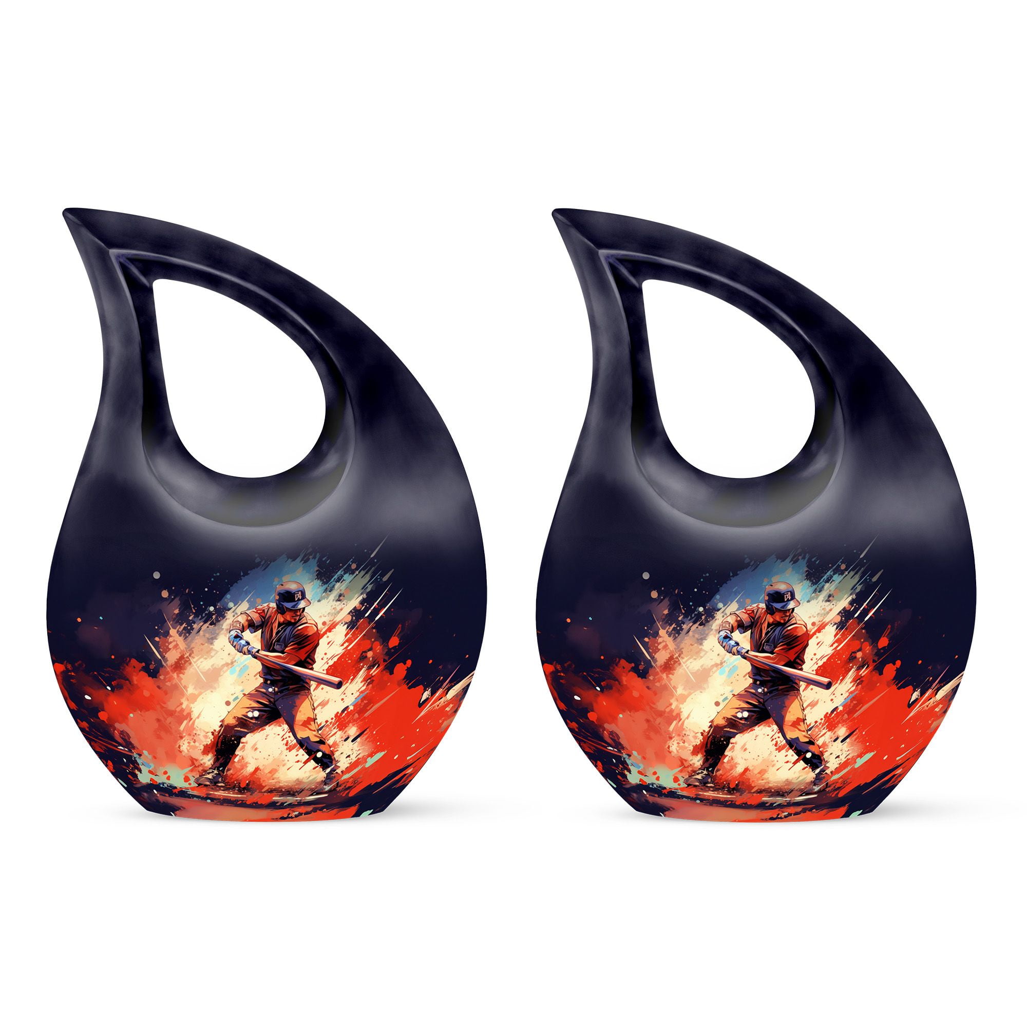 Baseball urn - urns for human ashes adult man - urns for ashes for ...