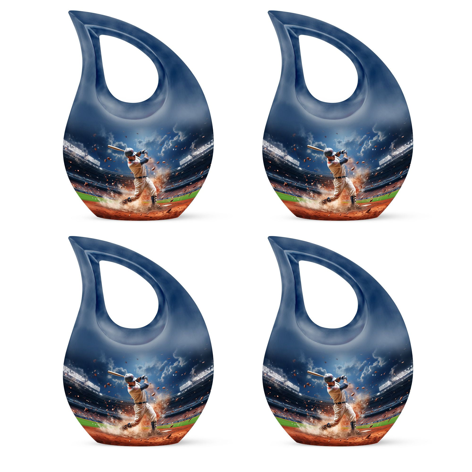 Baseball urn - urns for human ashes adult man - urns for ashes keepsake ...